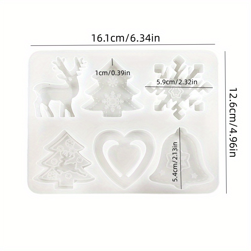 Diy Christmas Molds 6 Pattern Christmas - Temu United Kingdom