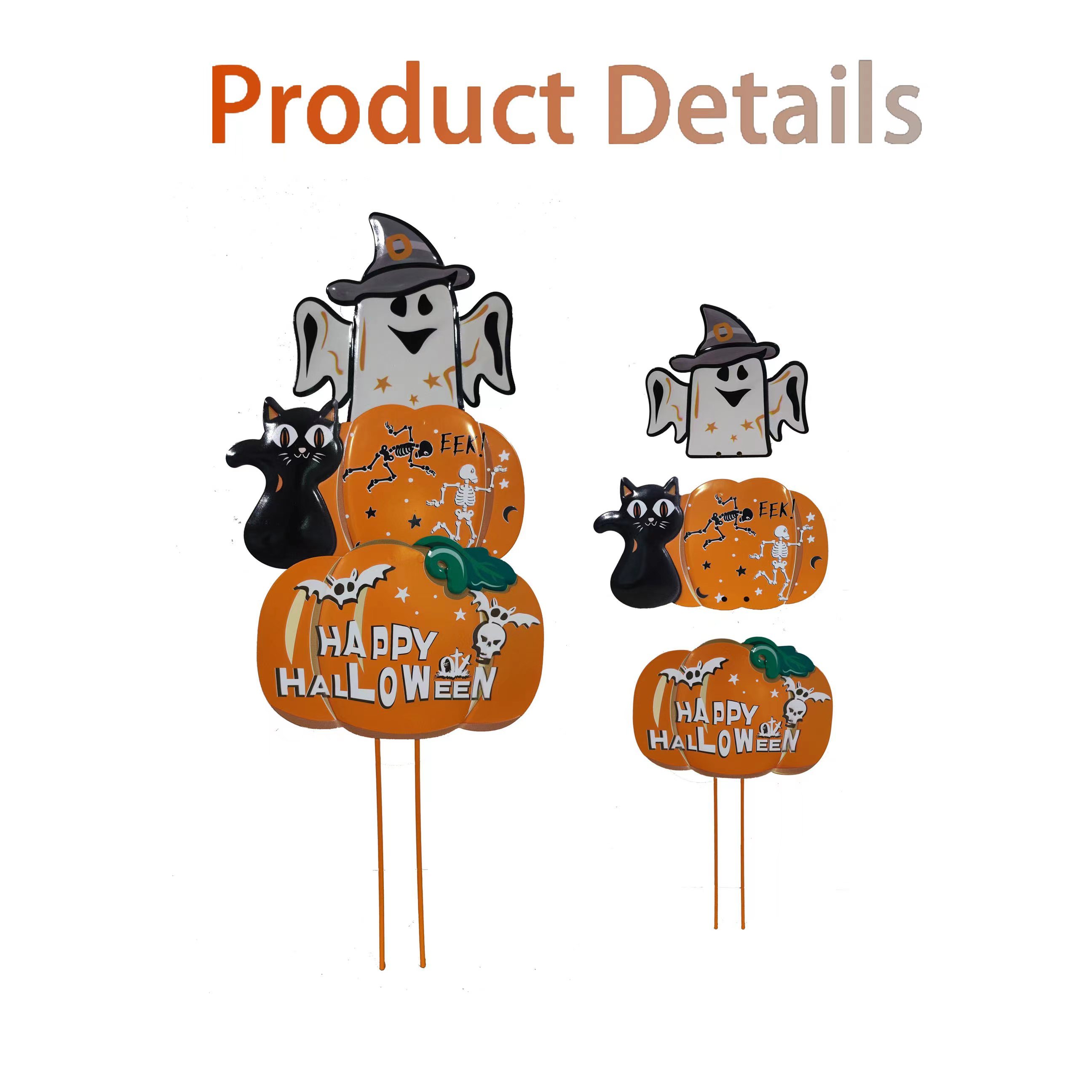 stakes spooky tombstones black cat ghosts - Temu Canada