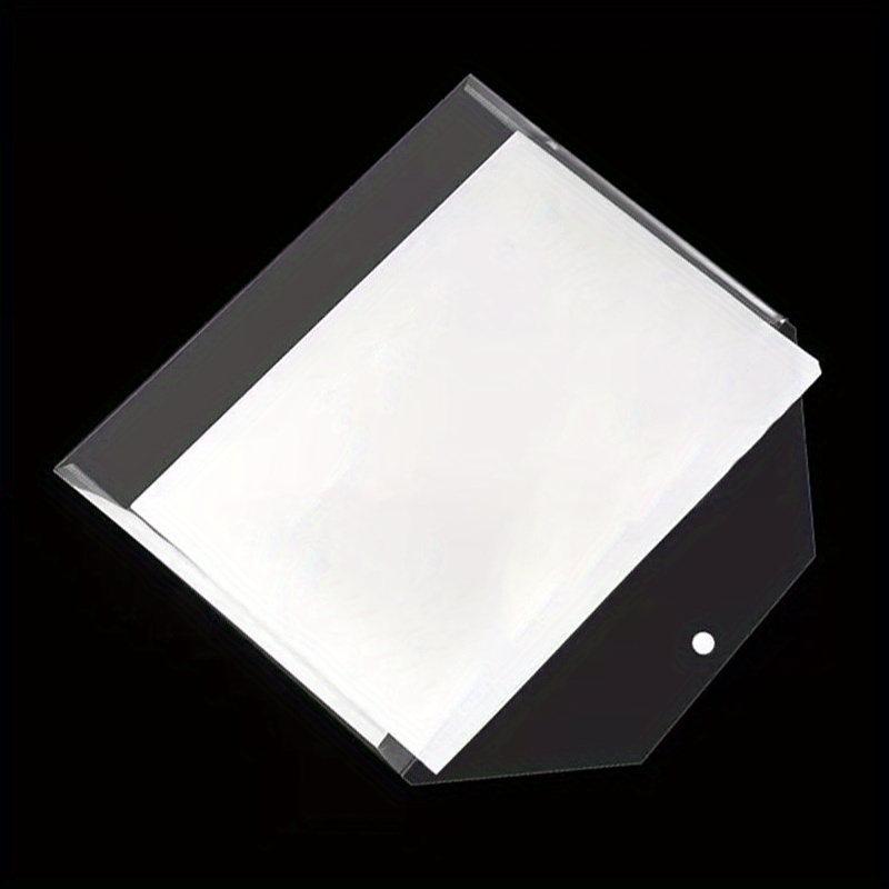 A5 Folder Bag Fully Transparent Plastic Buckle File Bag - Temu United ...