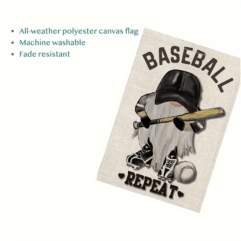 Baseball Player Garden Flag Bat Ball Sport Softball - Temu United