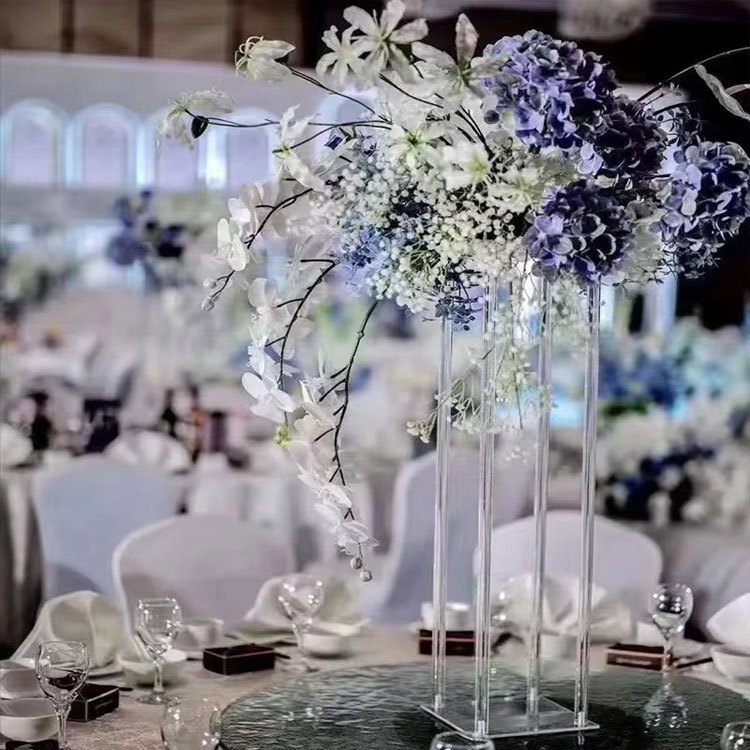 Clear Wedding Centerpiece Acrylic Flower Stand Table - Temu