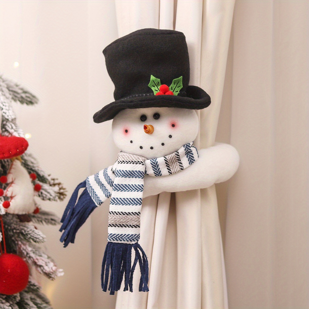 Christmas Decorations Curtain Clasps Festive - Temu Canada