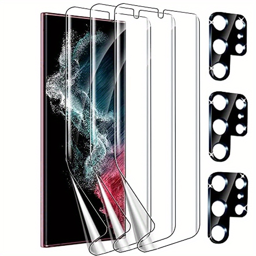 3+ ] Samsung Galaxy S22 Ultra Hydrogel Film Screen Protector - Temu United Kingdom