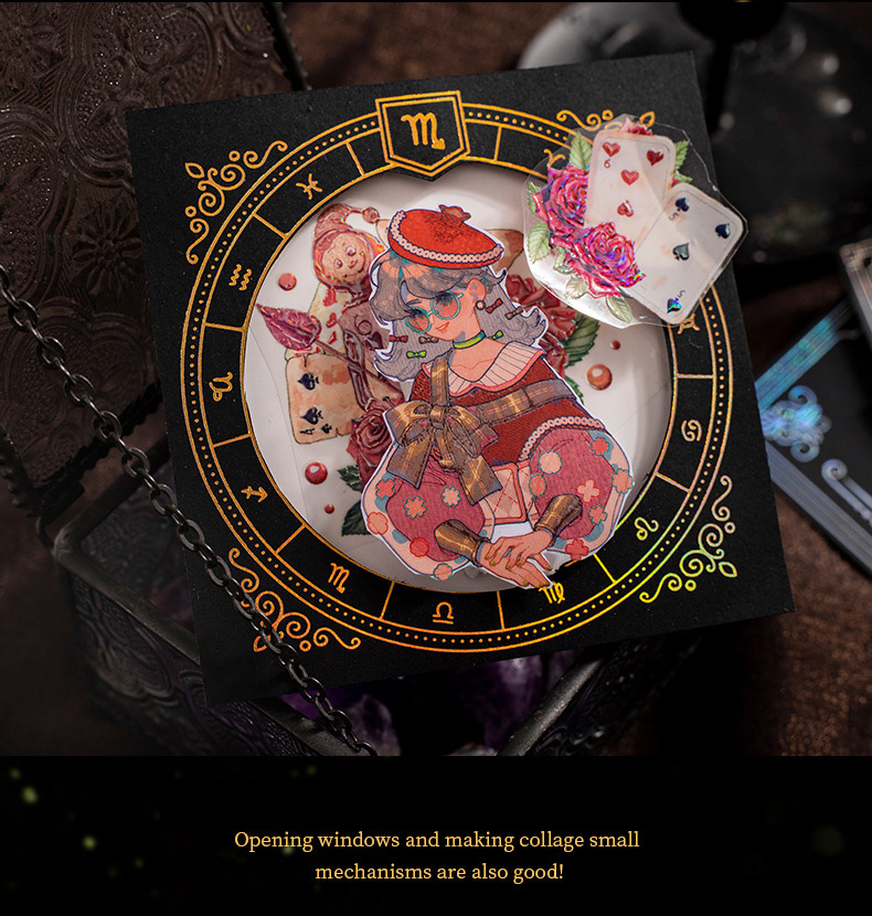 Bag Collage Book Midsummer Starry Series Bronzing Bronzing - Temu Ireland