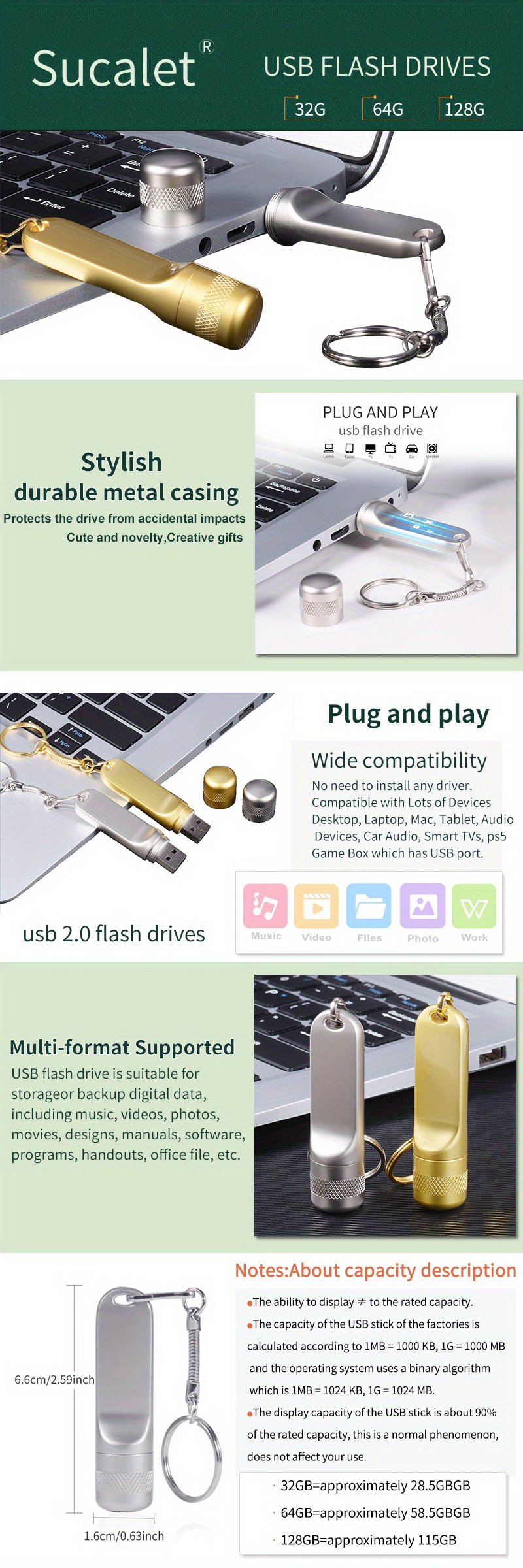 metal spark plug shape circular usb 2.0 flash drive - Temu Australia