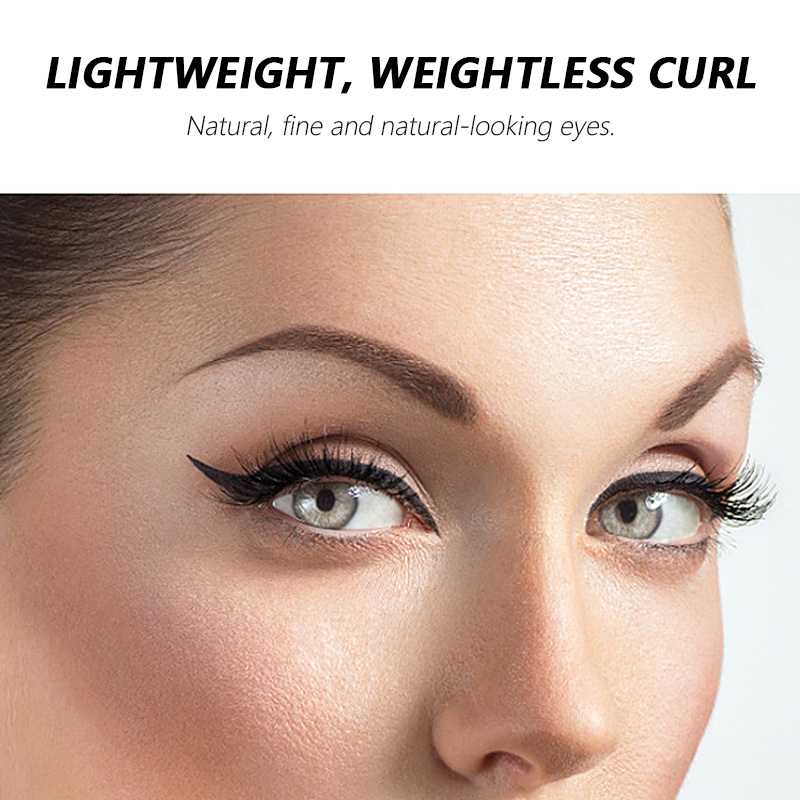 Multi Layer Fluffy Lashes Messy Crisscross Synthetic False Eyelashes ...