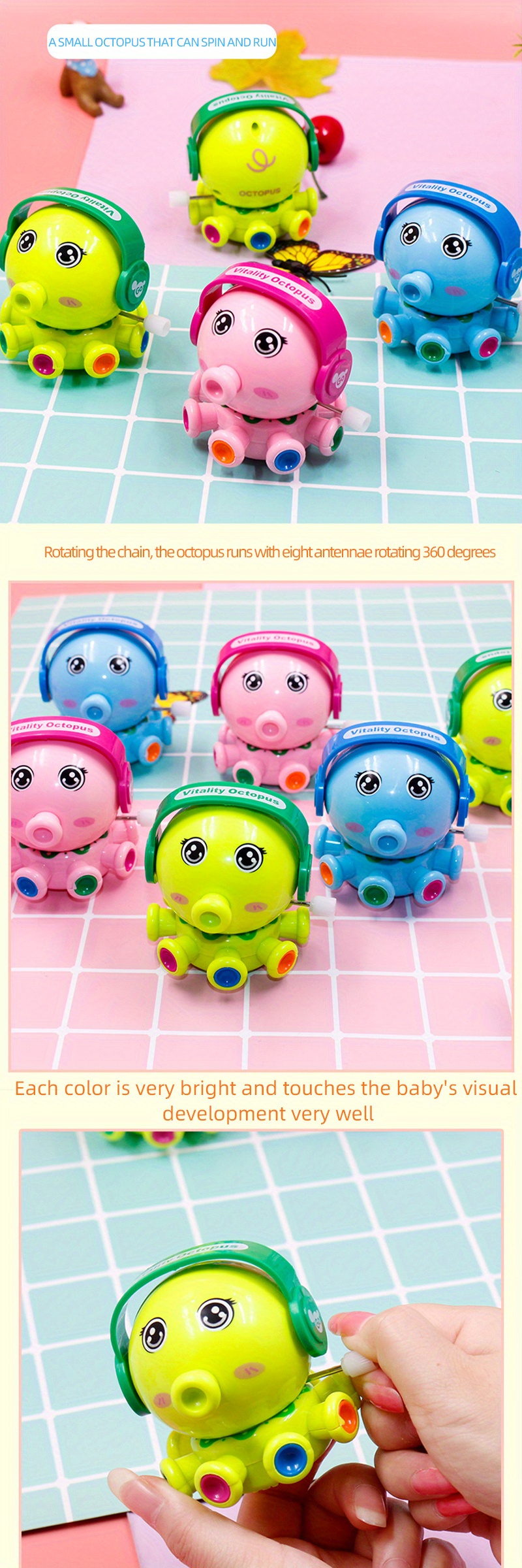 Toys Kids Ocean Toys Creative Octopus Toy Kids Toys Kid - Temu New Zealand