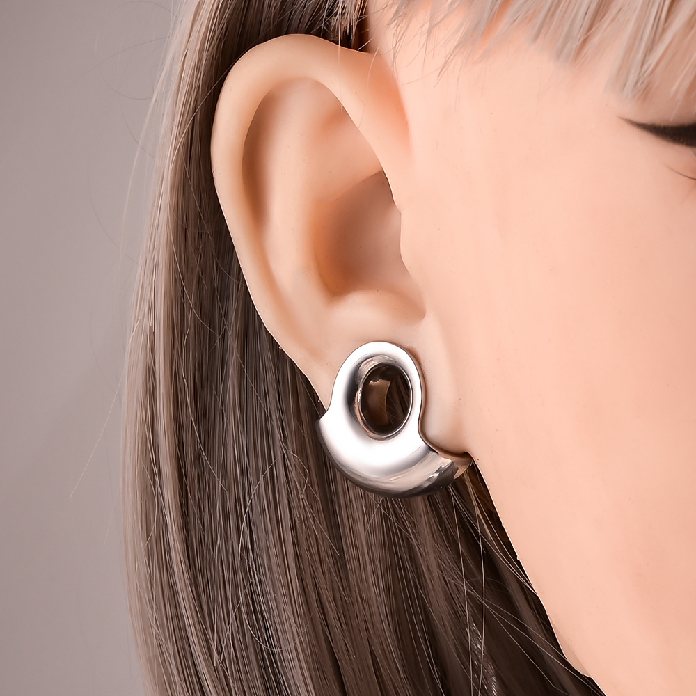 Steel Ear Expander Ear Plugs Punk Style Body - Temu United Arab Emirates