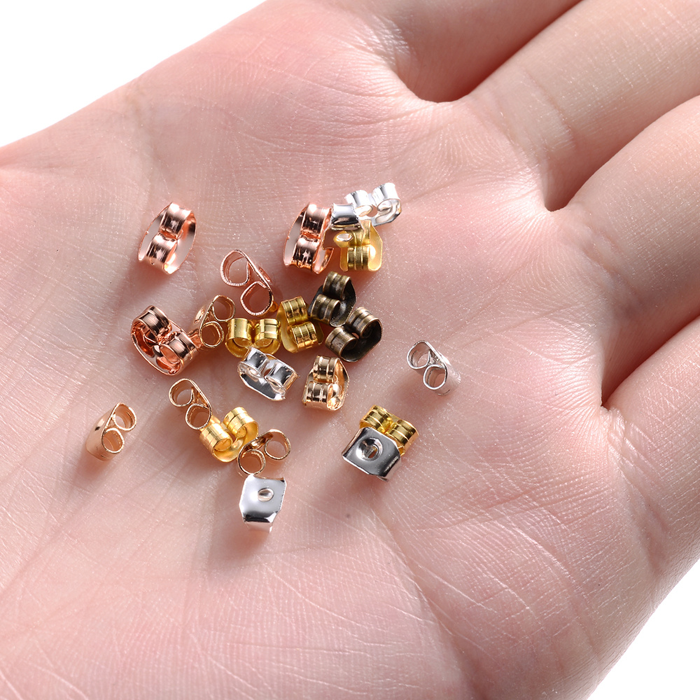 Butterfly Shape Metal Ear Plug Earring Backs Stopper - Temu Portugal