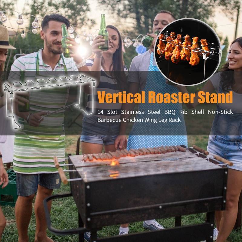 Stainless Steel Chicken Thigh Rack 14 Slots - Temu