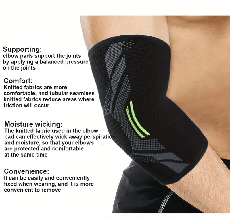 Sports Elbow Guard Tennis Badminton Basketball Breathable - Temu United ...