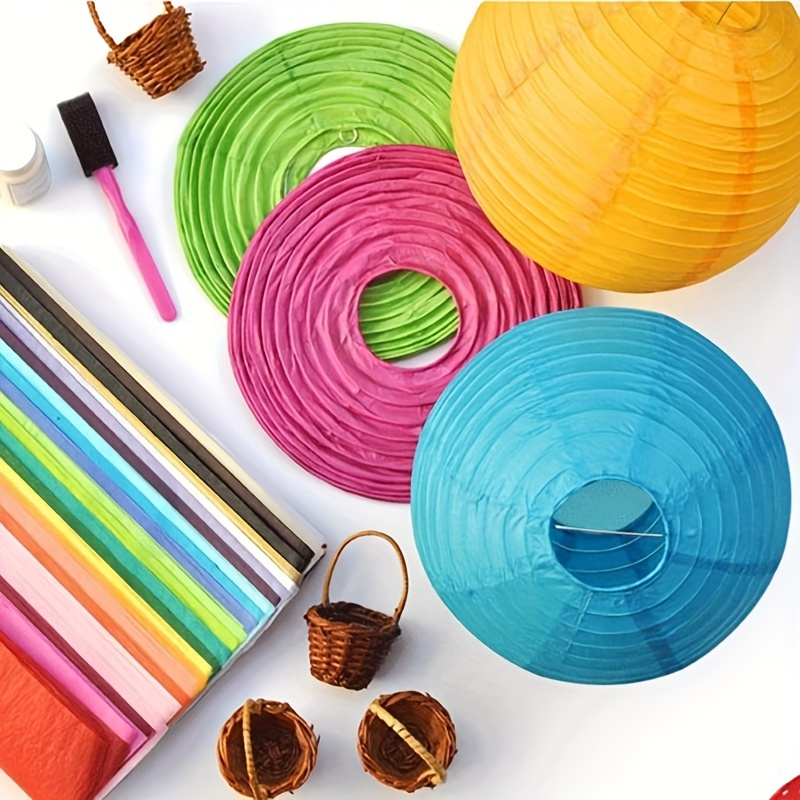 Colored Paper Lantern Festival Celebration Decoration - Temu United Kingdom