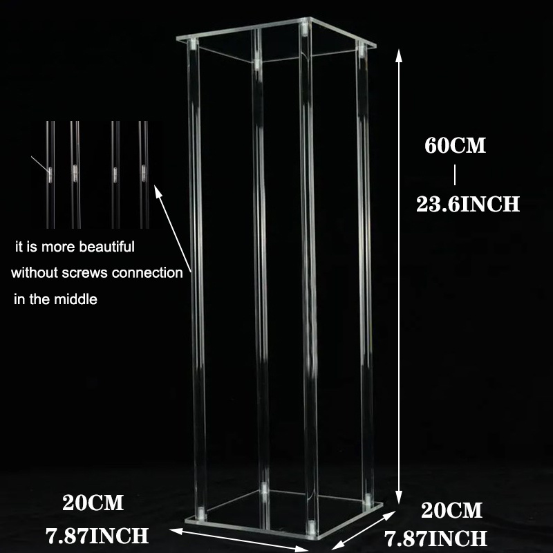 Clear Wedding Centerpiece Acrylic Flower Stand Table - Temu