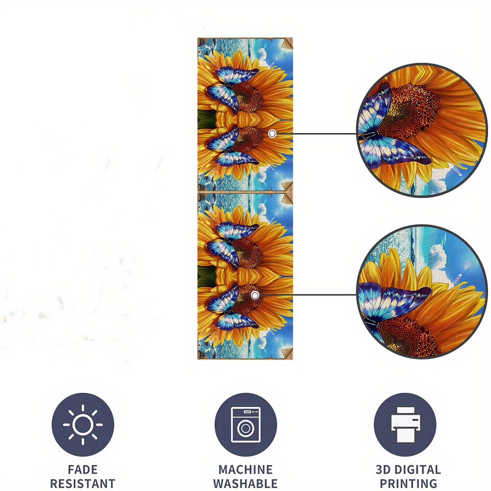 Fall Series Table Runner Thanksgiving Theme Polyester - Temu Ireland