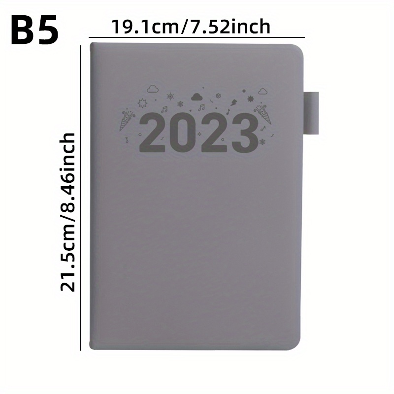 B5 Journal Book Extra Thick 360 Pages College Pu Leather - Temu United ...