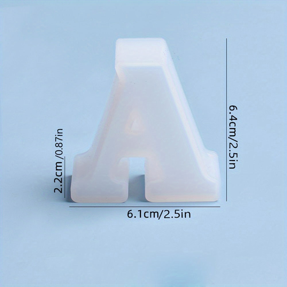 26 English Alphabet Silicone Mold Diy Letter - Temu