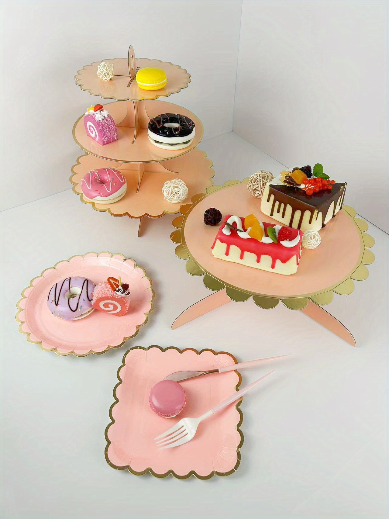 Paper Disposable Cake Stand Cake - Temu Canada