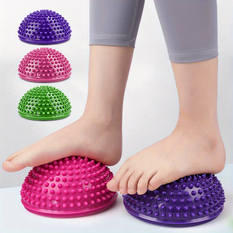 Balance Training Tool Hemispheric Inflatable Massage Ball - Temu