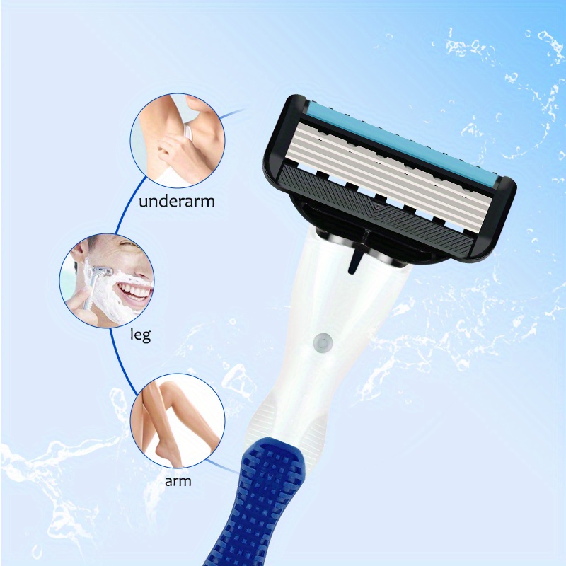 5 layers Classic Shaving Razor Stainless Steel Blades Manual - Temu ...