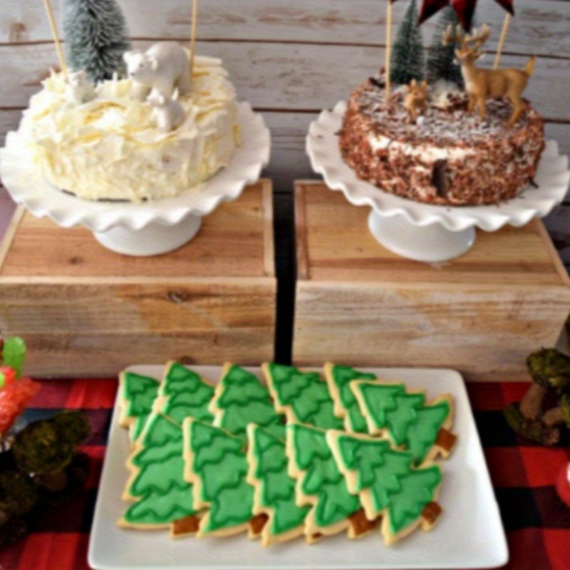 Christmas Tree Biscuit Cookie Stamps Plunger Cutter - Temu Canada