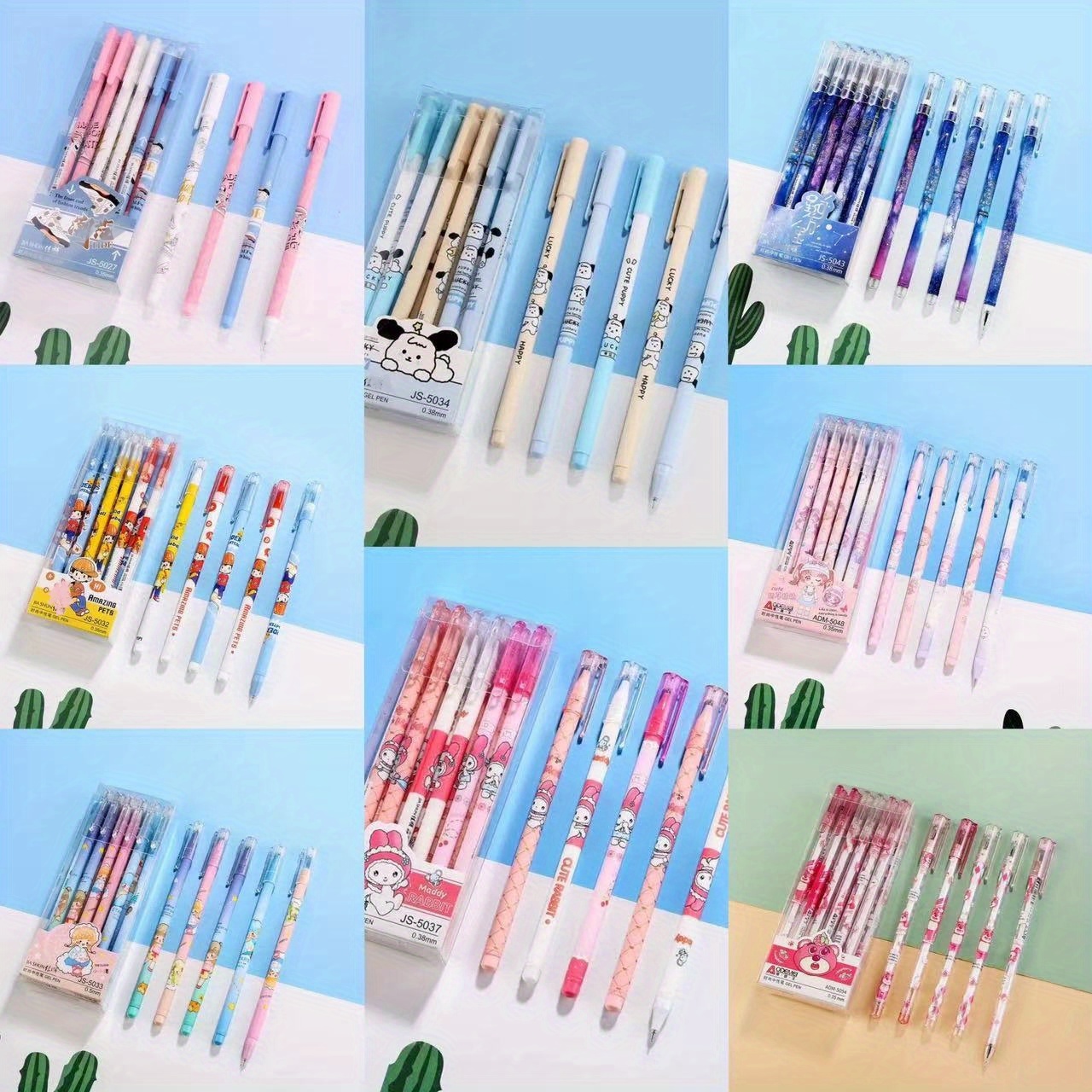 Gel Pens Pens. Quick Drying Black Gel Pens Stationery. Pens - Temu Canada