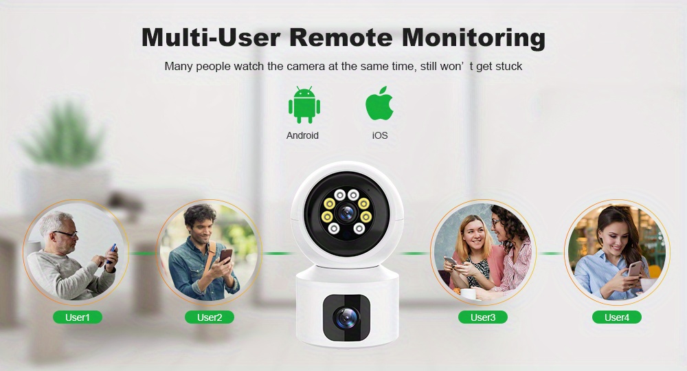 3mp /wifi camera baby monitor home secuiry - Temu New Zealand