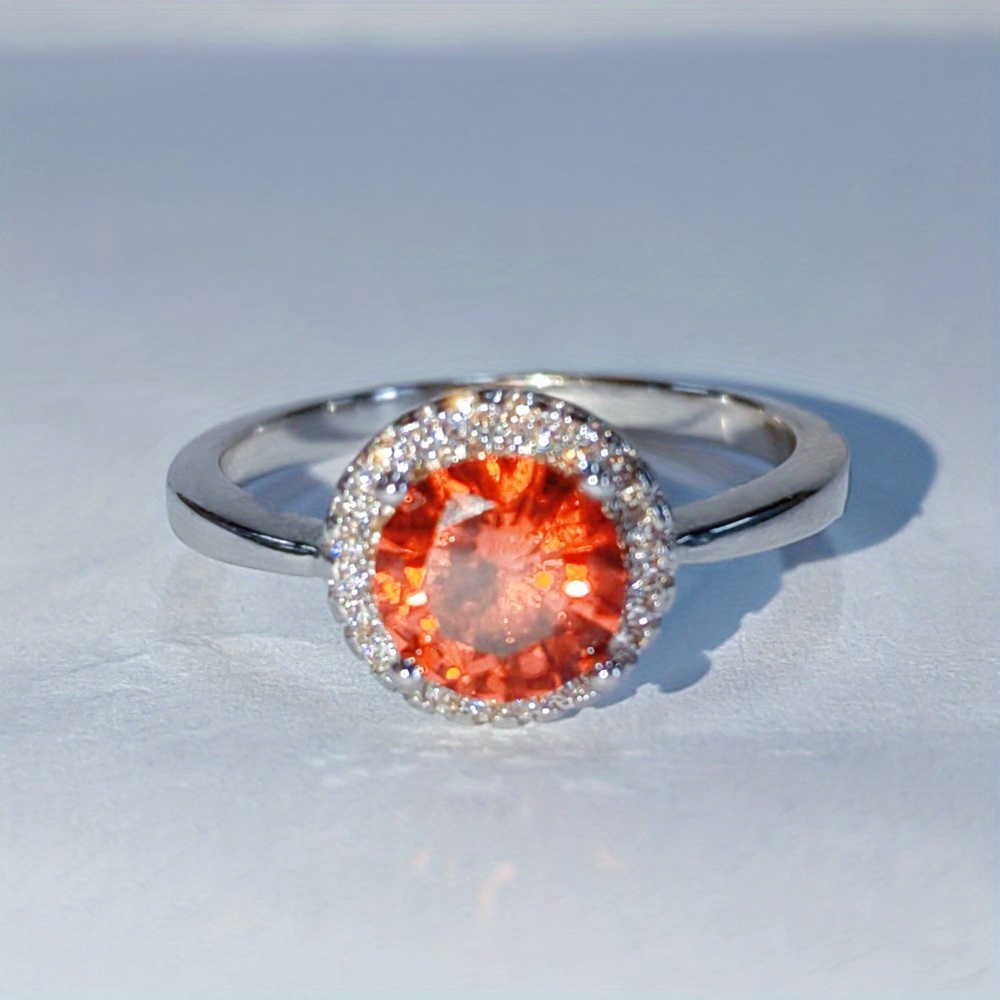 Fashion Copper Ring Inlaid Zirconia Men's - Temu Australia