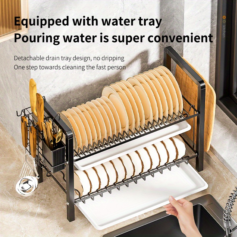 kitchen dish rack chopstick holder cutting board holder - Temu New Zealand