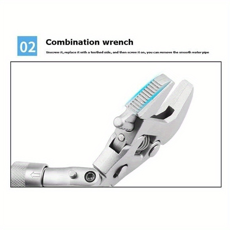 Telescopic Swing head Ratchet Adjustable Crescent Ratchet - Temu