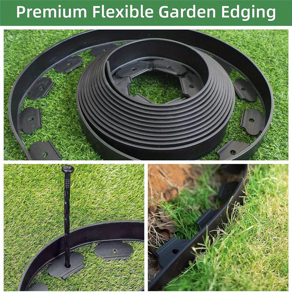 No Dig Garden Fence Landscape Edging Stake For Outside Lawn - Temu ...