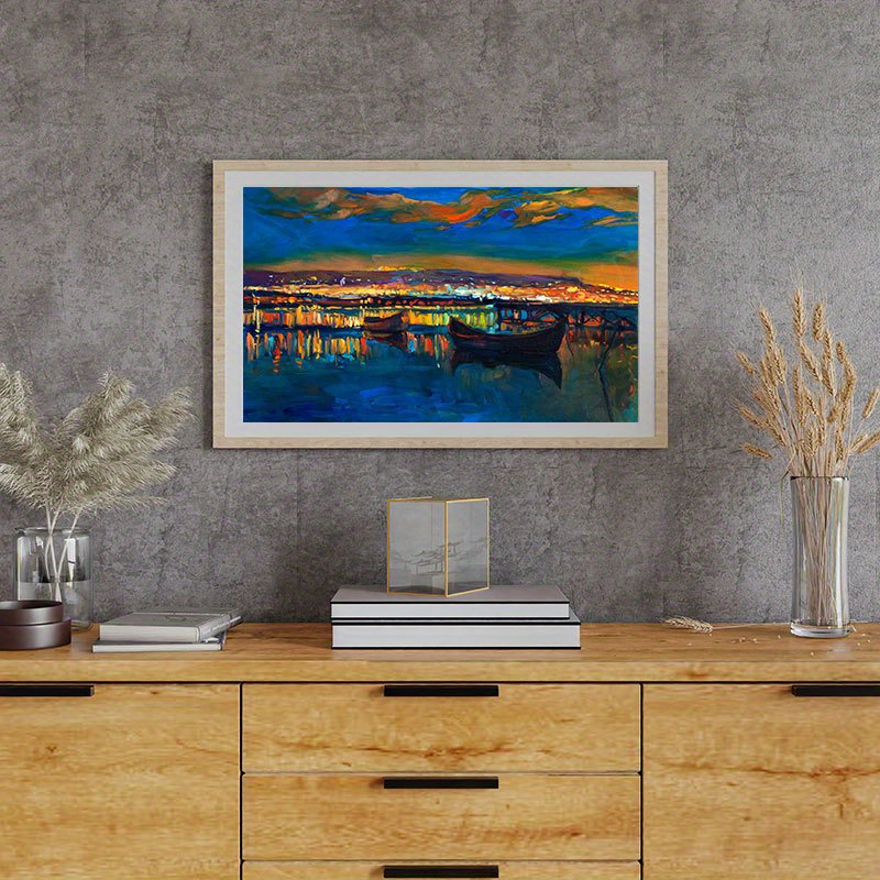 Canvas Poster Modern Art Impressionist Canvas Poster Ship - Temu United ...