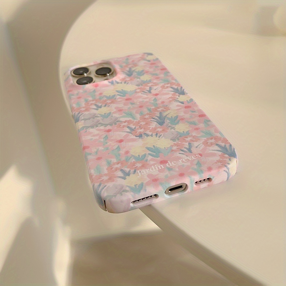 Pink Flower Sea Case Iphone 12 Iphone 13 Iphone 14 Pro Max - Temu Australia