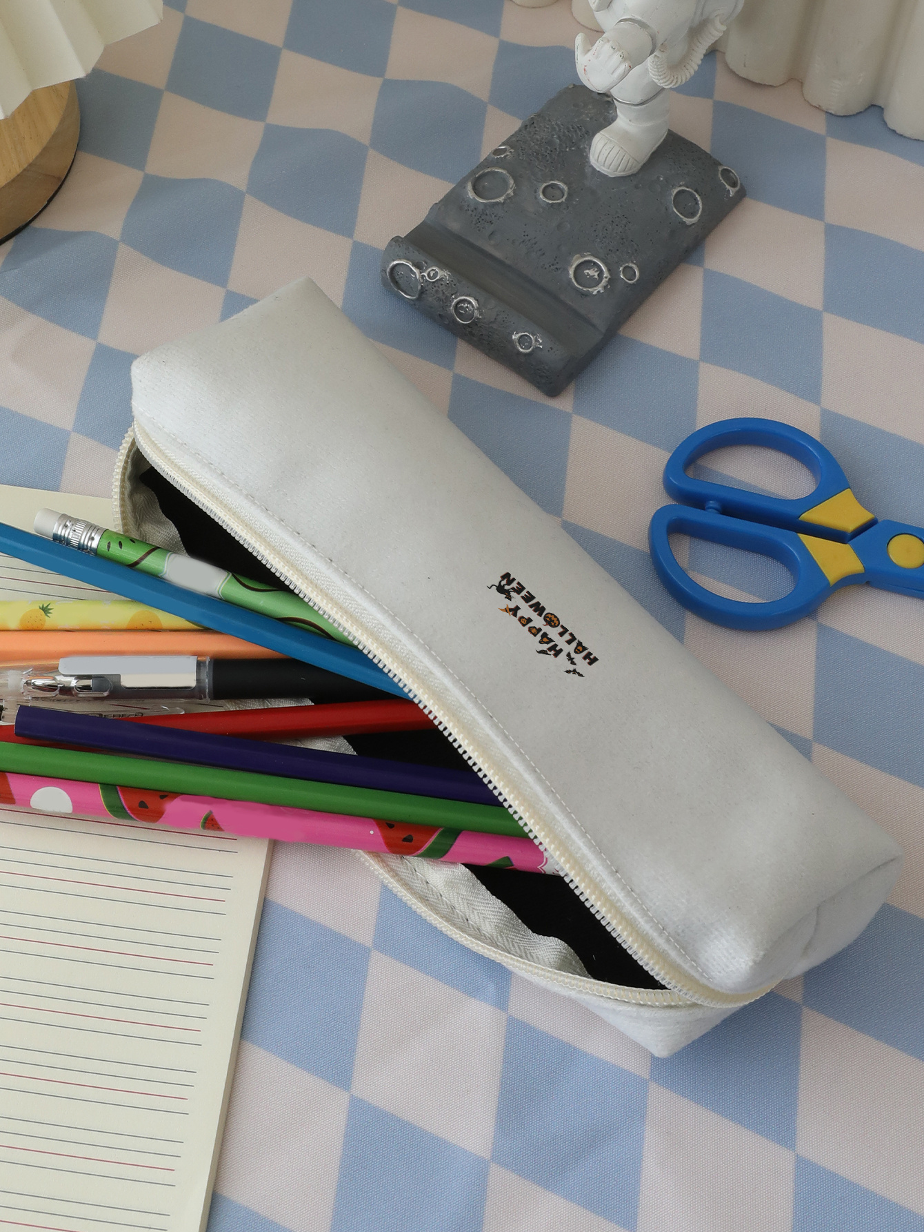 Large Capacity Pencil Case Stationery Simple Pen Case Zipper - Temu ...