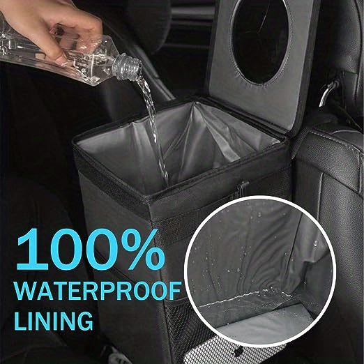 Car Folding Trash Car Garbage Bag Portable Hanging Car Trash - Temu ...