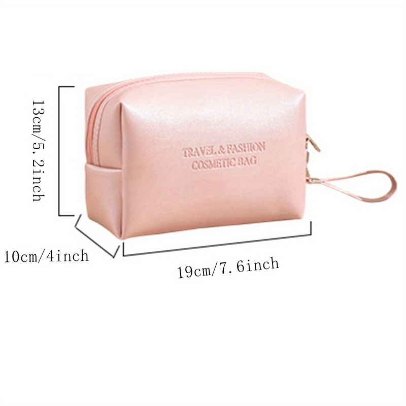 Portable Waterproof Makeup Bag Travel Comestic Storage Pouch - Temu ...