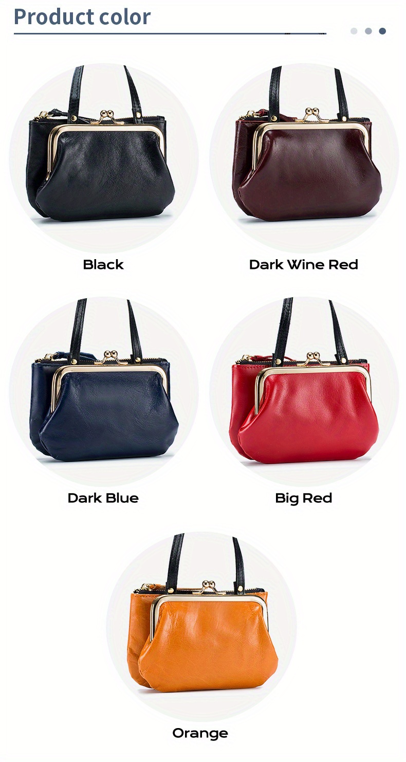 Coin Purse Women Genuine Handbag - Temu South Africa