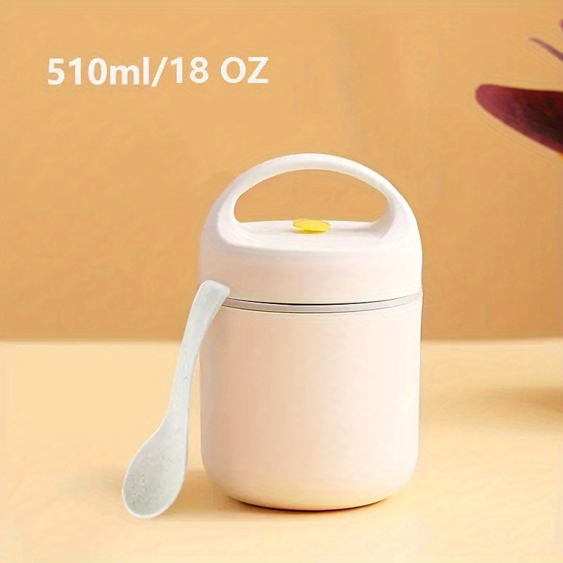 1pc 1 2 Layer Insulated Lunch Box Small Soup Box Insulated Bucket Soup ...