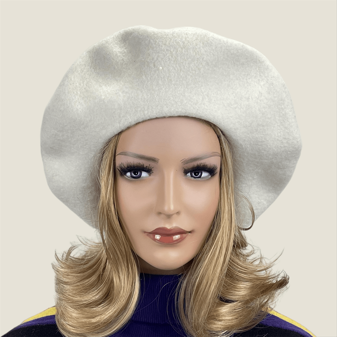 Fashion Oversized Berets Hats For Women's Solid Color - Temu