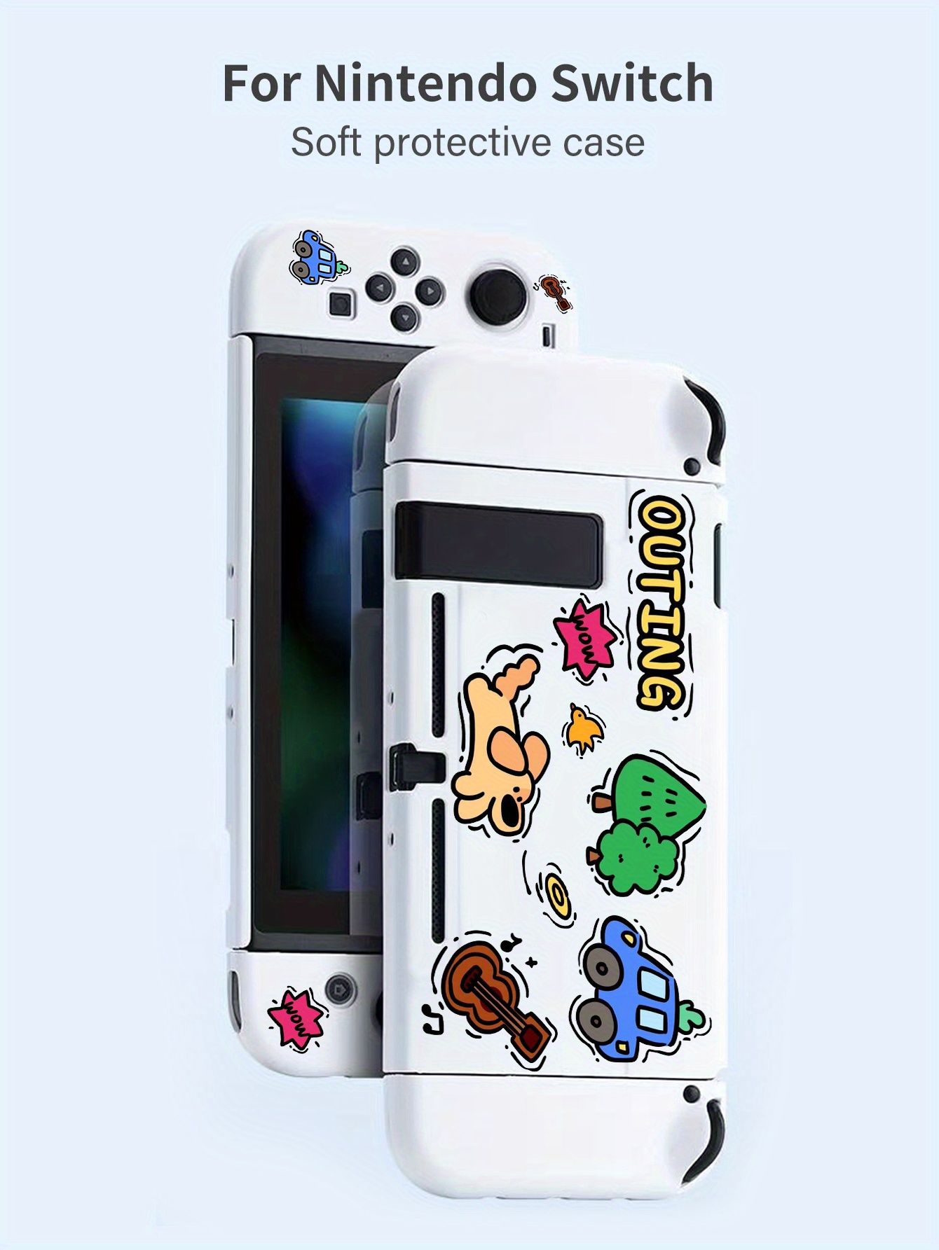 Cartoon Pattern Switch Protective Shell Ns - Temu Australia
