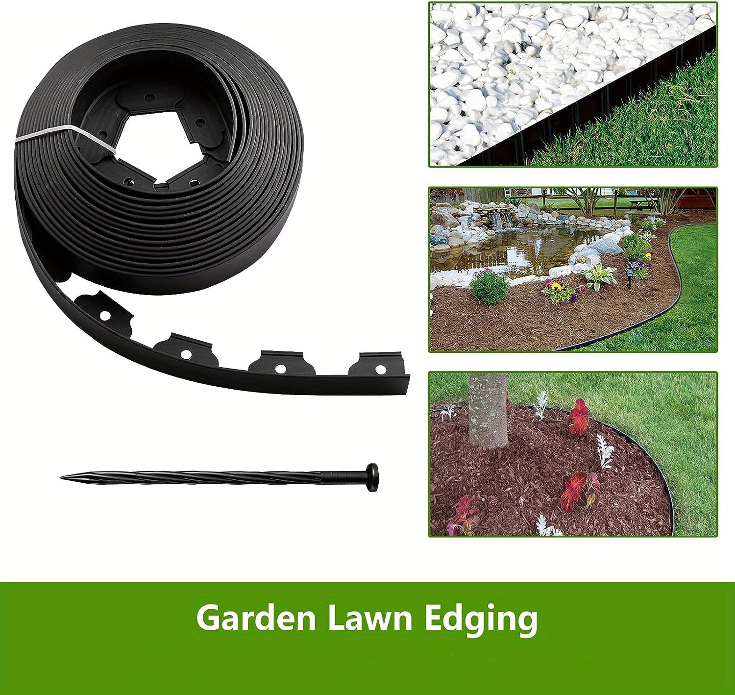No Dig Garden Fence Landscape Edging Stake Outside Lawn - Temu Australia
