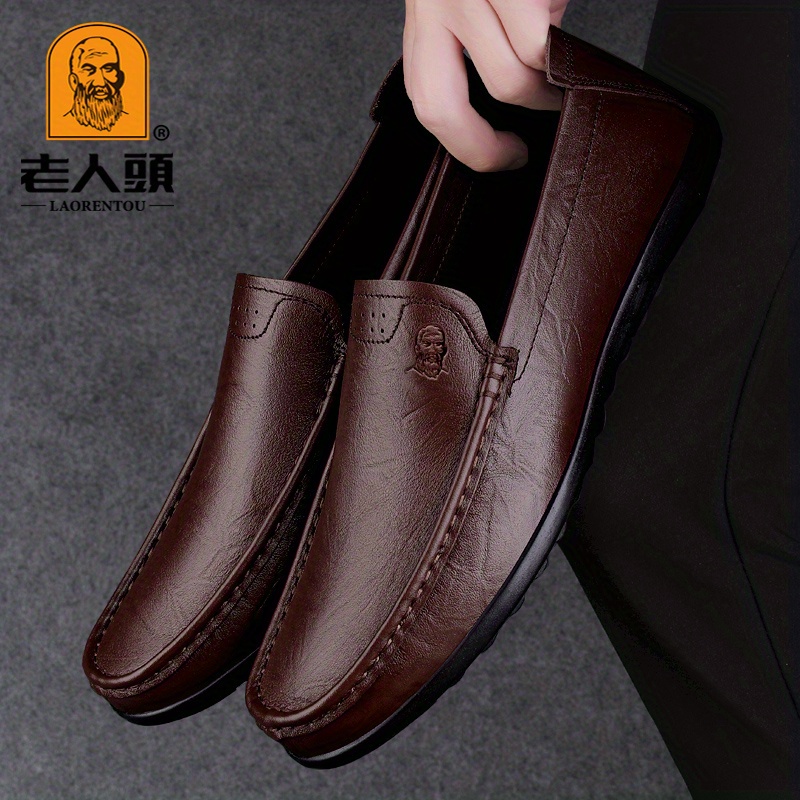 Men's Moc Toe Loafer Shoes Comfy Non slip Slip On Shoes - Temu United ...