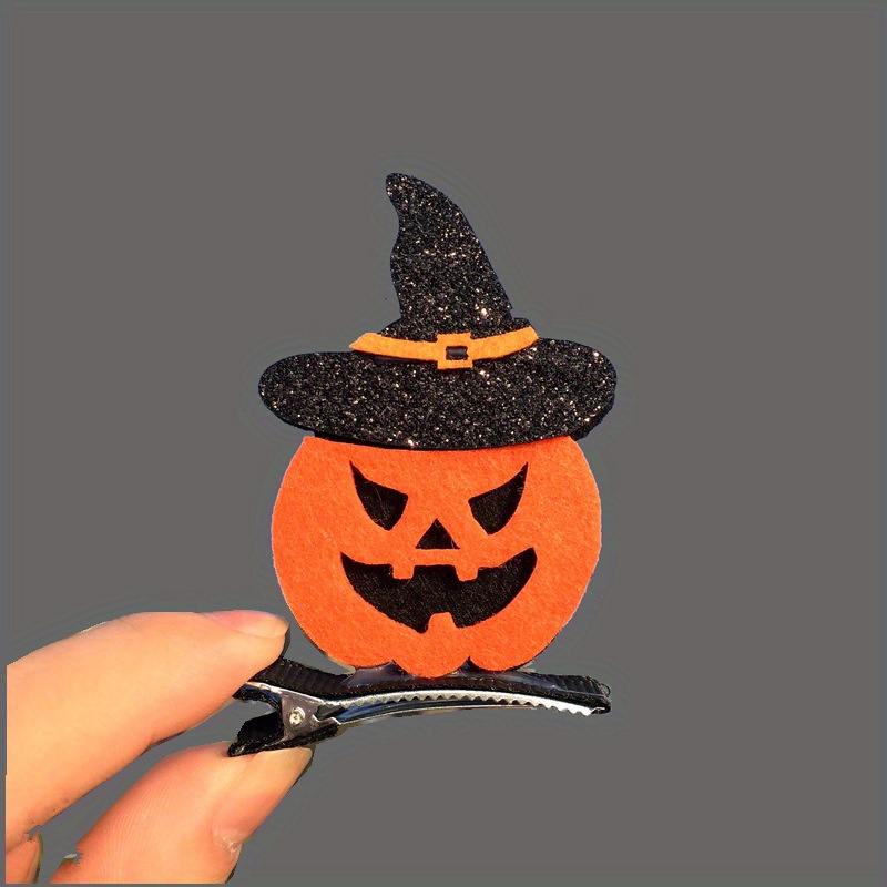 Halloween Women Duckbill Clips Cute Pumpkin Bat Ghost Witch - Temu ...