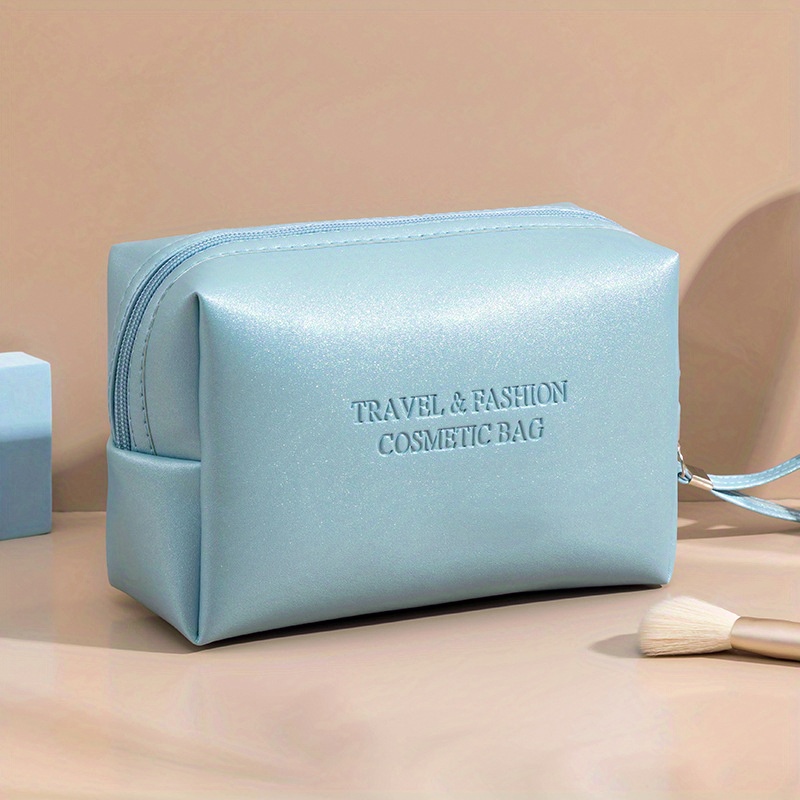 Portable Waterproof Makeup Bag Travel Comestic Storage Pouch - Temu ...