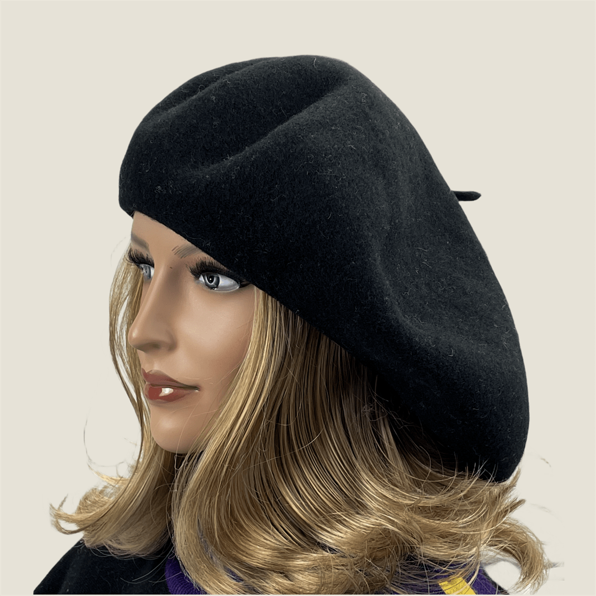 Fashion Oversized Berets Hats For Women's Solid Color - Temu