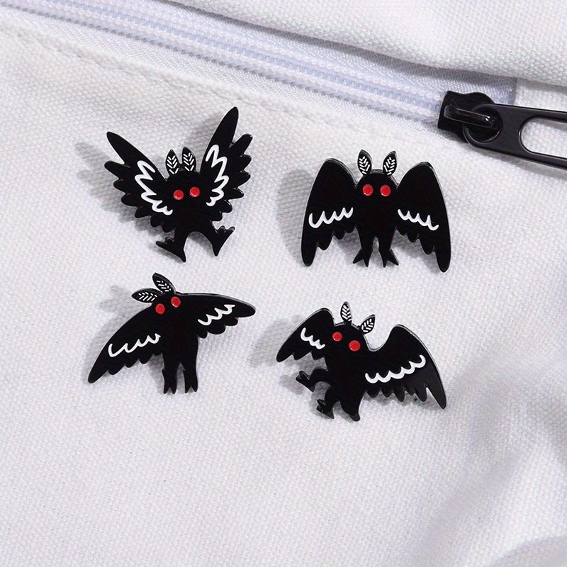 Creative Halloween Dark Bat Badge Funny Cartoon Metal - Temu New Zealand