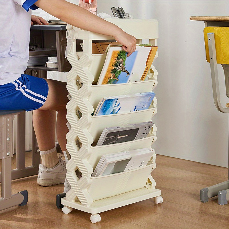 6 tier small bookshelf desk floor shelf - Temu Philippines