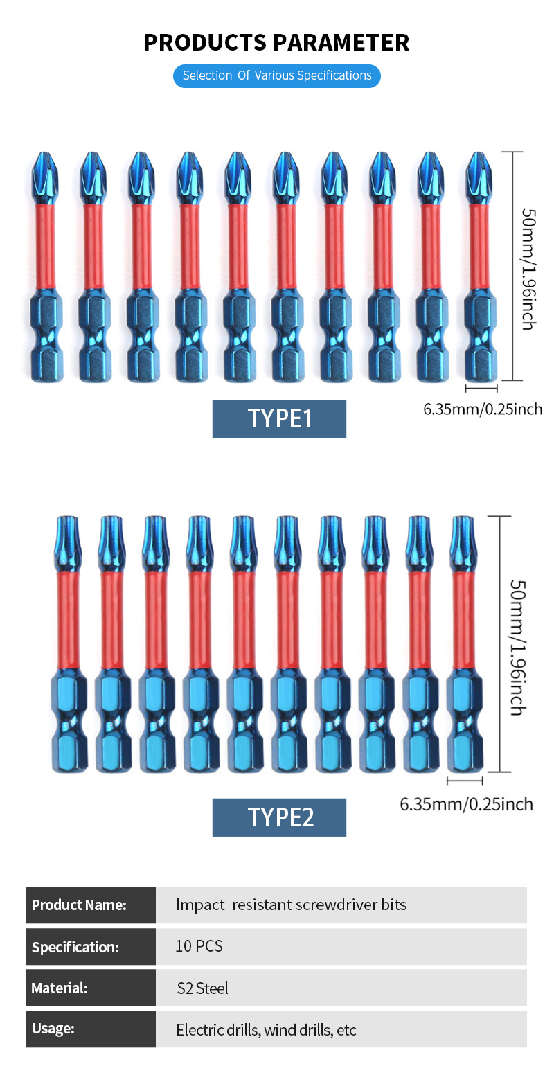s2 titanium phillips torx batch bit industrial - Temu New Zealand