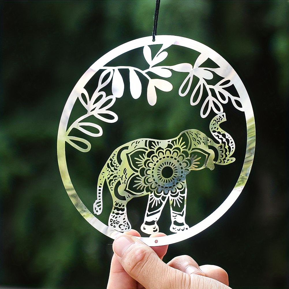 Metal Steel Piece Elephant Wind Chime Garden Chandelier - Temu New Zealand