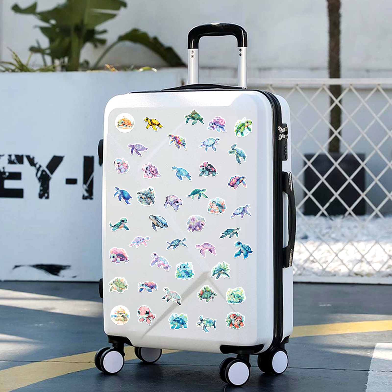 cartoon turtle cute shark painted colorful ocean - Temu Ireland