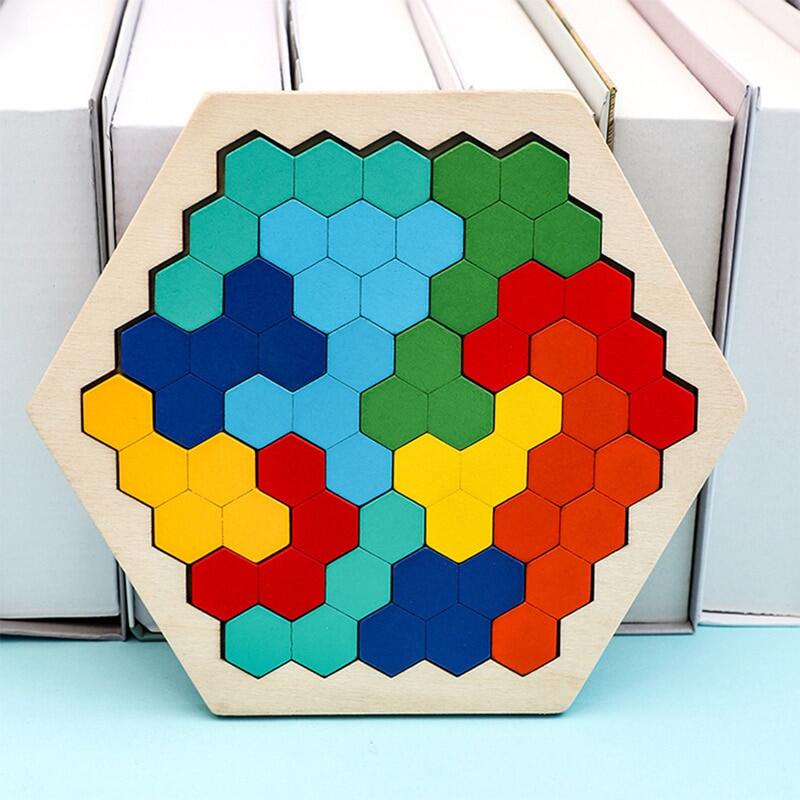 Wooden Puzzle Brain Teaser Puzzles Educational Colorful - Temu